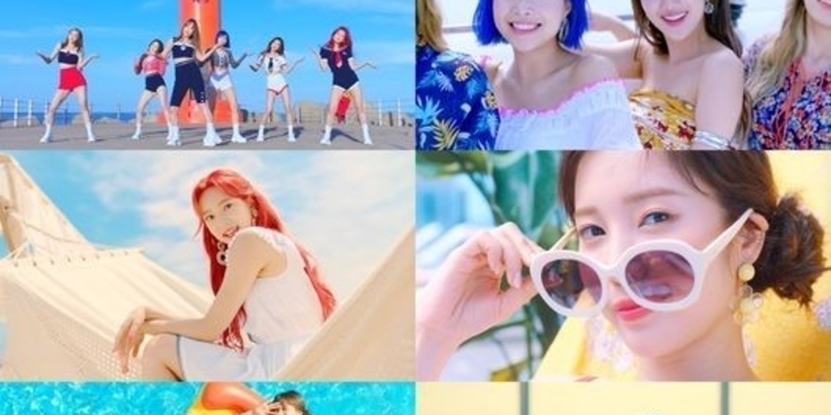 April、タイトル曲「Now or Never」MV公開…プールや花火で夏を満喫する愛らしい姿に注目 - Kstyle