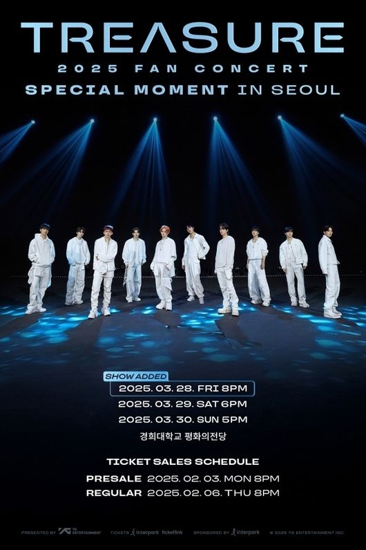 TREASURE、ファンコンサートのソウル公演を追加発表！3月28日に開催 - Kstyle