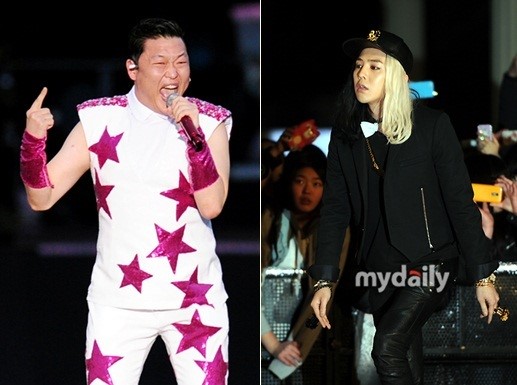 BIGBANGのG-DRAGON、PSYのコンサートにスペシャルゲストとして出演！ - Kstyle