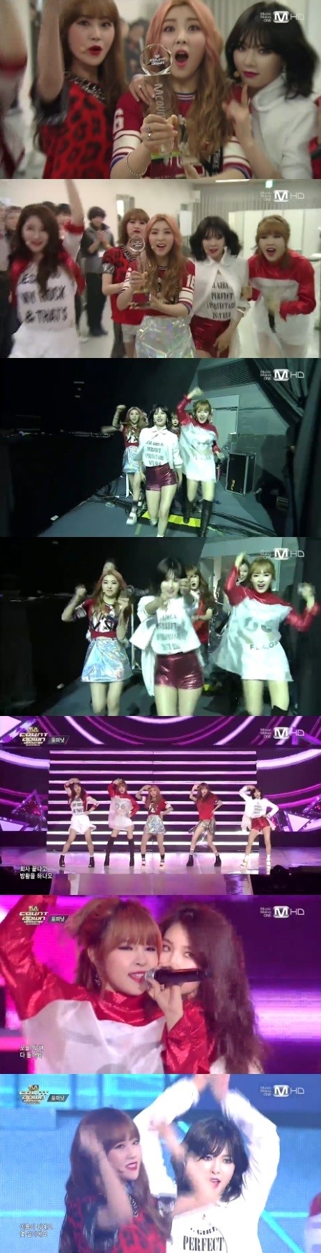 4Minute「M COUNTDOWN」1位を獲得！日本公演で多才なステージを披露 - Kstyle