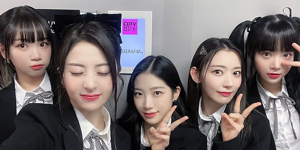 LE SSERAFIM、&TEAM「CDTVライブ!ライブ!」2時間SPに出演！DISH//との記念ショットも話題に - Kstyle