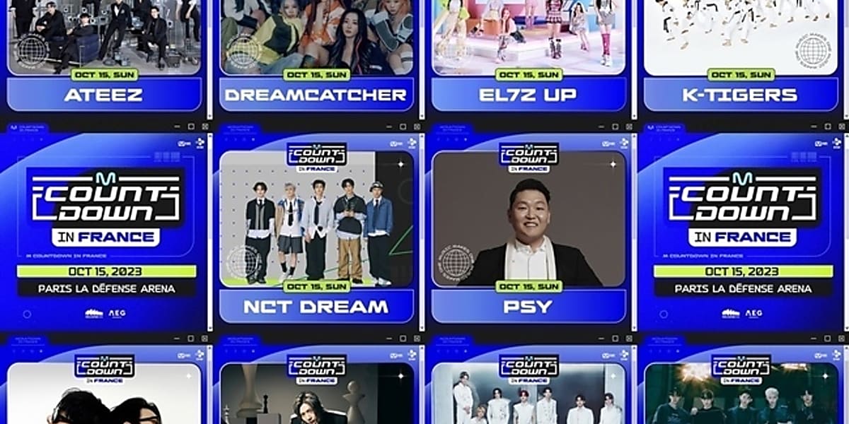 NCT DREAMからZEROBASEONEまで、豪華10組！「M COUNTDOWN IN FRANCE」第1弾ラインナップを公開 - Kstyle