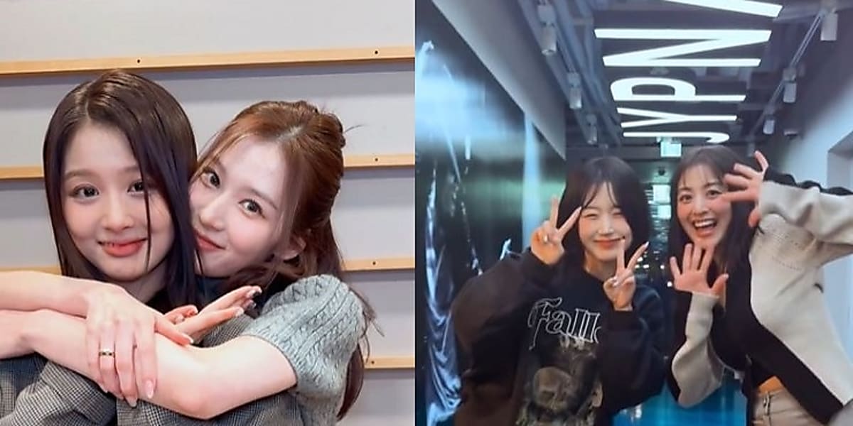 サナがソリュンをバックハグ！TWICE＆NMIXXのダンスチャレンジが話題 - Kstyle