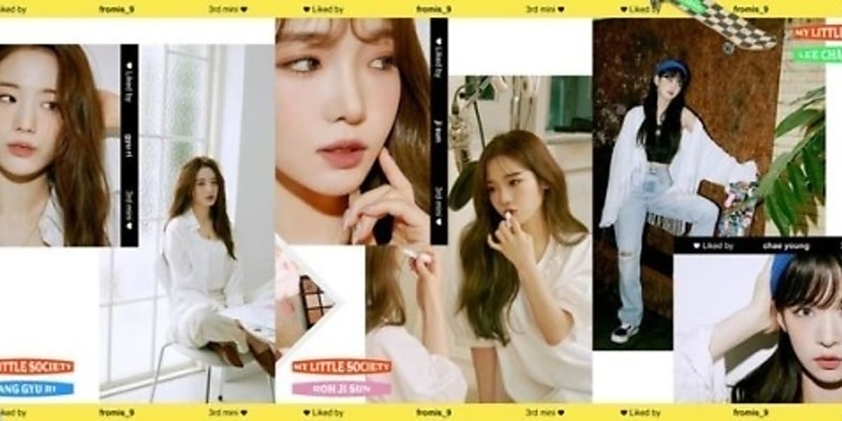 fromis_9 チャン・ギュリ＆ノ・ジソン＆イ・チェヨン、3rdミニアルバム「My Little Society」オフィシャルフォトを公開 - Kstyle