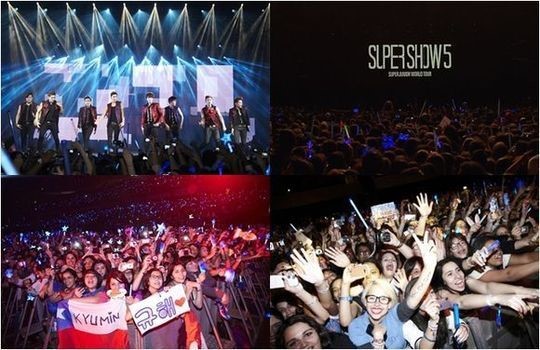 SUPER JUNIOR「SUPER SHOW 5」南米公演、MBCで8日に放送 - Kstyle