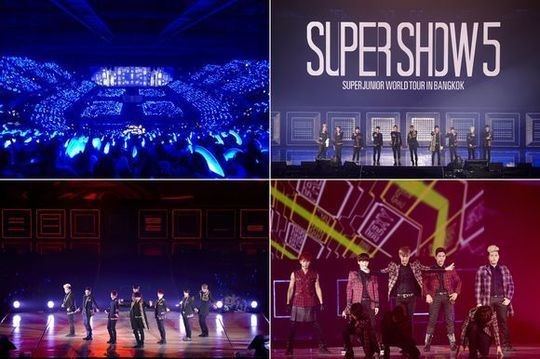 SUPER JUNIOR「SUPER SHOW 5」のタイ公演、観客2万人を動員“大盛況” - Kstyle