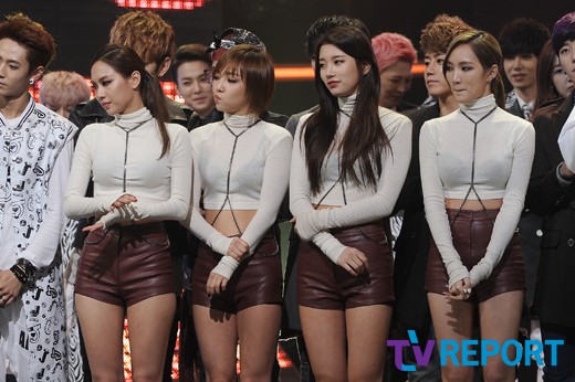 【PHOTO】miss A「M COUNTDOWN」に出演“グレードアップした美脚ダンス” - Kstyle