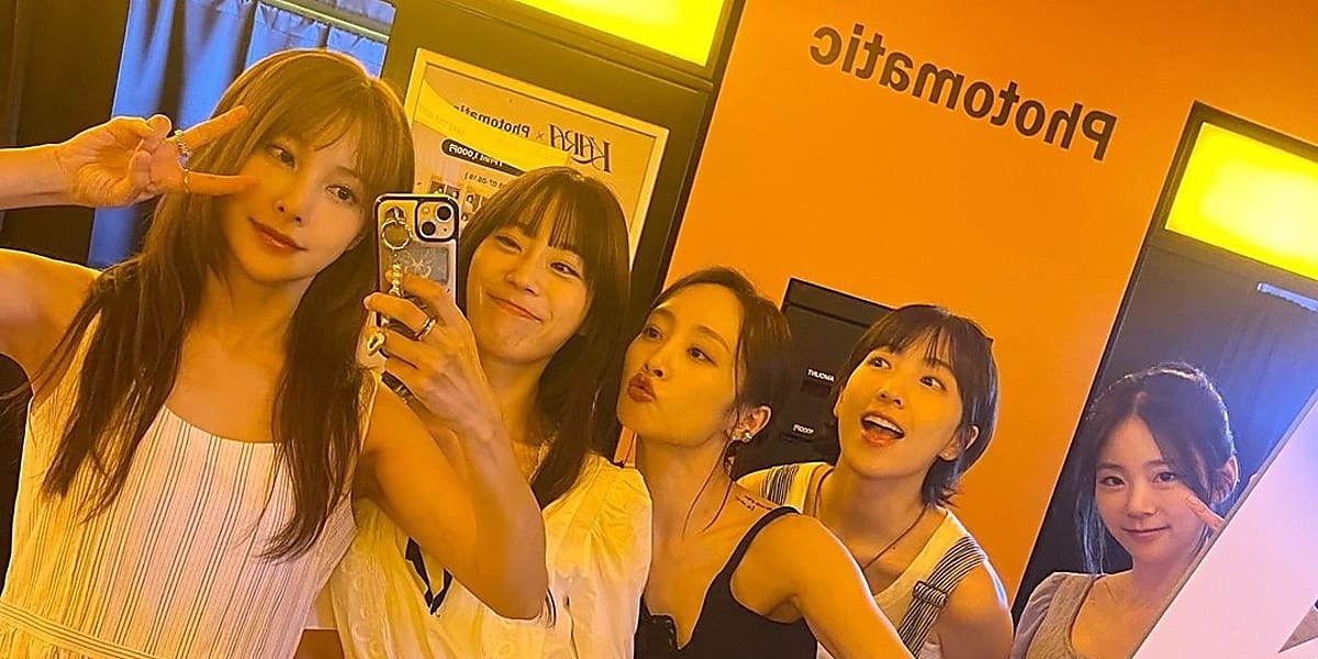 KARA、5人そろって渋谷のポップアップストアに来店！茶目っ気あふれる表情に注目 - Kstyle