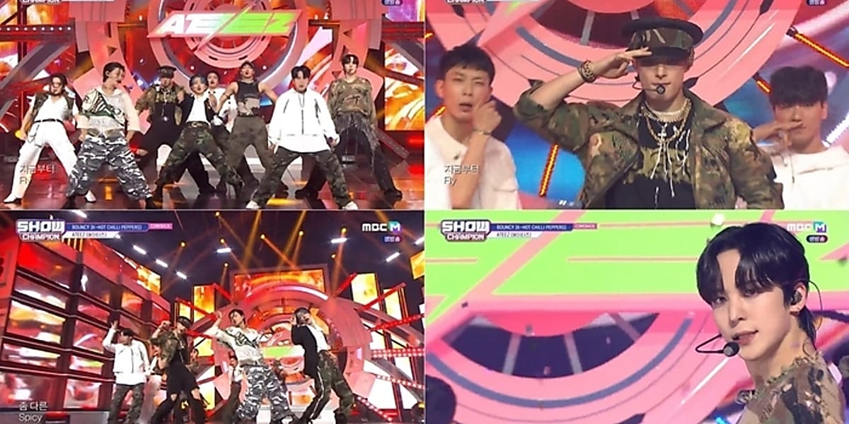ATEEZ「SHOW CHAMPION」で1位を獲得！音楽番組2冠を達成 - Kstyle