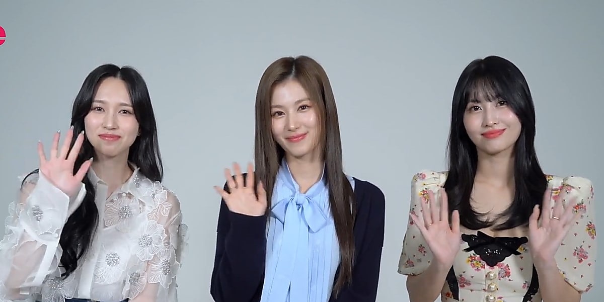 TWICE モモ＆サナ＆ミナから動画メッセージが到着！“MISAMOの「Marshmallow」たくさん聴いてください” - Kstyle