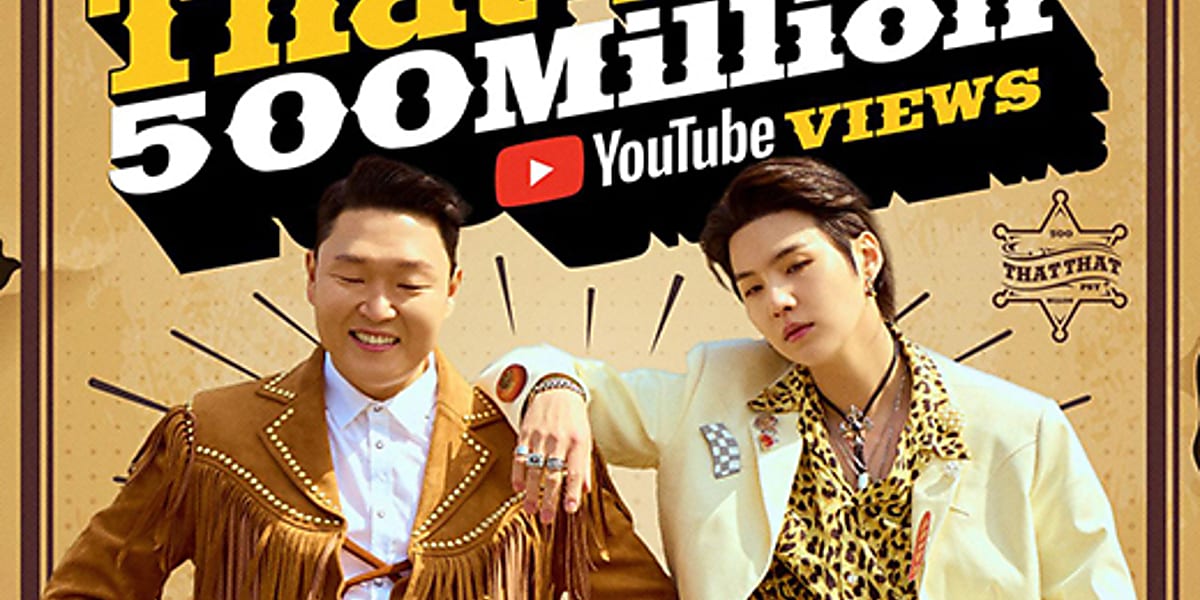 PSY、BTSのSUGAとのコラボ曲「That That」のMVが5億回再生を突破！変わらぬ人気を証明 - Kstyle