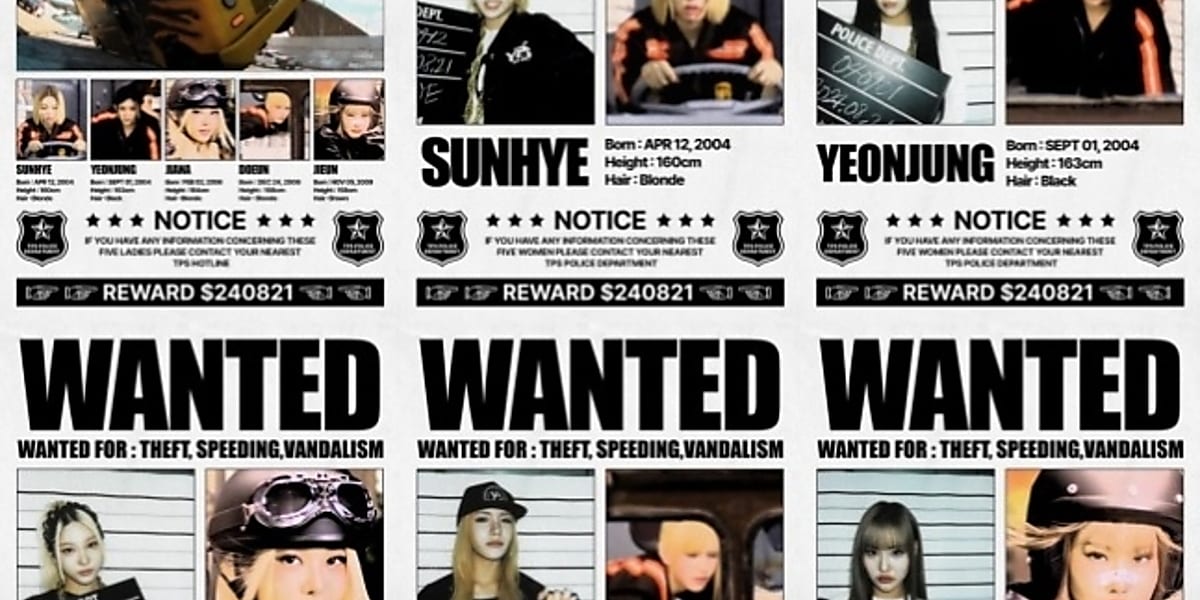 YOUNG POSSE、3rd EP「ATE THAT」の予告コンテンツを公開…メンバーが指名手配犯に！？ - Kstyle