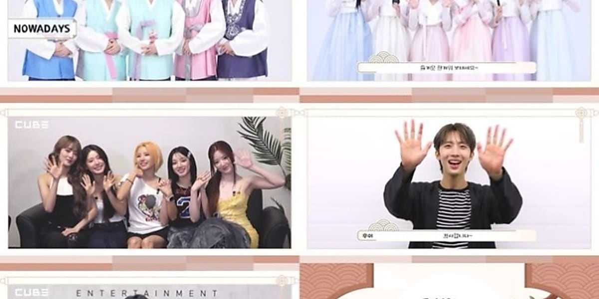 (G)I-DLEからPENTAGONのフイ＆ジンホまで…CUBE所属のアーティストが秋夕の挨拶（動画あり） - Kstyle