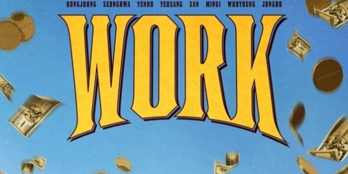 ATEEZ、タイトル曲「WORK」MVポスターを公開…男性のシルエットに注目 - Kstyle