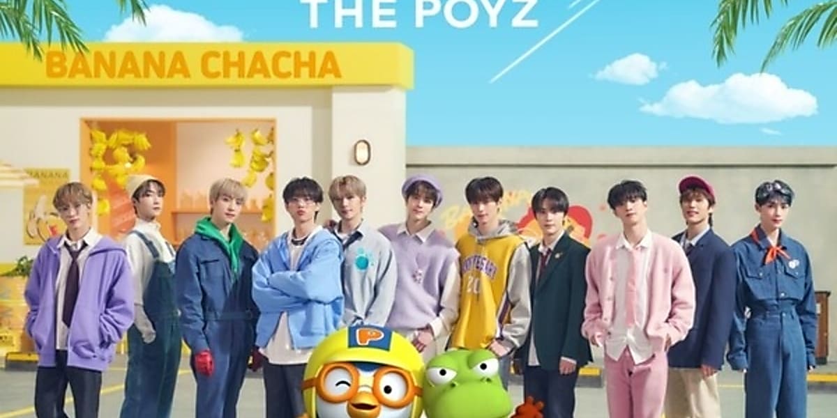 THE BOYZ、人気キャラクターのポロロとコラボ！こどもの日を記念してプロジェクト曲「BANANA CHACHA」をリリース - Kstyle