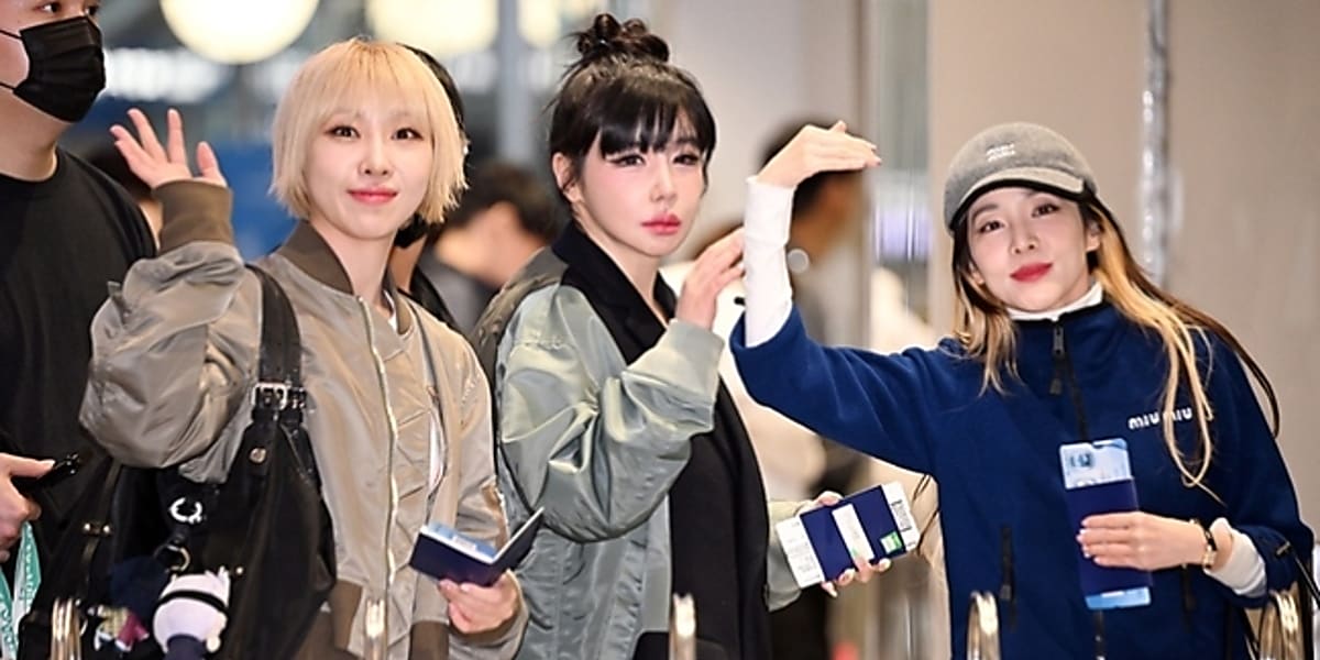 【PHOTO】2NE1のDARA＆MINZY＆BOM、ワールドツアーのためインドネシアへ出発（動画あり） - Kstyle
