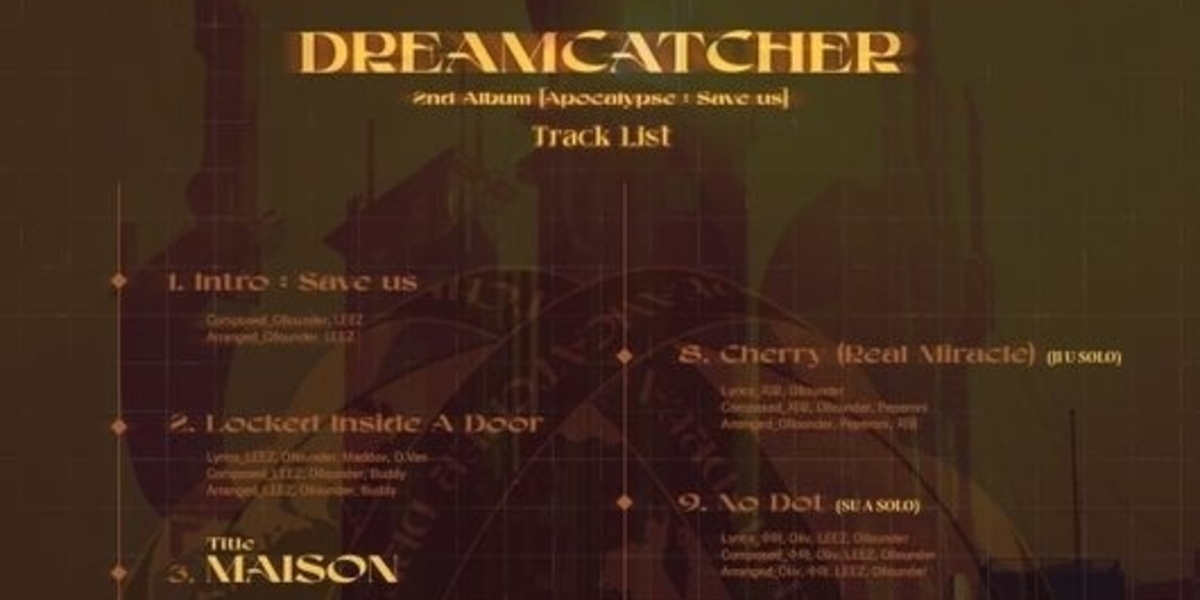 DREAMCATCHER、2ndフルアルバム「Apocalypse：Save us」トラックリストを公開 - Kstyle